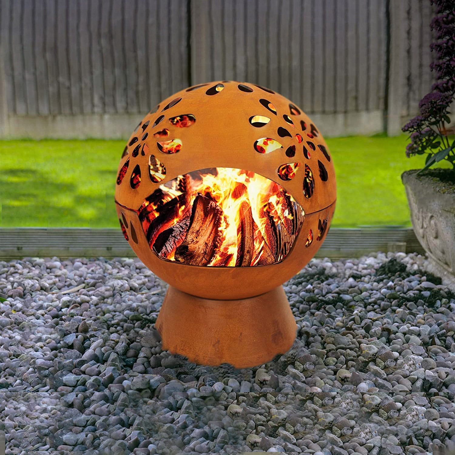 Dawsons Living Globe Fire Pit Range for the Patio & Garden